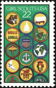 Stamp: Girl Scouts (United States of America(Girl scouts) Sn:US 2251b