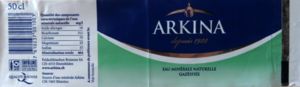 Drink Label: Arkina (Feldschlösschen Boissons SA, SwitzerlandCol:CH ...