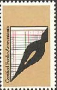 Stamp: Ledger and Pen (United States of America(Centenary of Institute ...