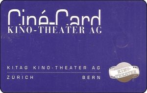 Functional Card: Cine Card (Cinema, Switzerland(Kitag) Col:CH-Kitag-004
