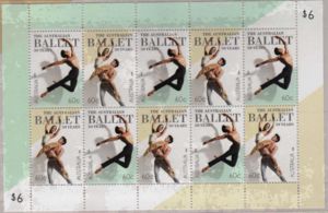 Stamp: Ballet mini sheet (Australia) (50th Anniversary of the ...