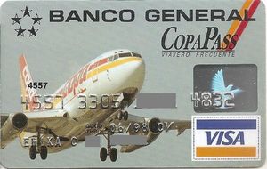 Tarjeta de Banco: Banco General Copa Pass (Banco General, PanamáCol:PA ...