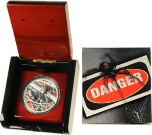 Coin: 1 Dollar (Red-Back Spider) (Tuvalu) (2006~Today - Danger) WCC:km68