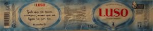 Drink Label: Luso - LusoPorTi (Sociedade da Agua de Luso. S.A ...