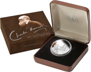 Coin: 1 Dollar (200th Birthday anniversary English naturalist Charles ...