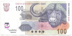 Banknote: 100 Rand (South Africa(2005-2010 Issue) Wor:P-131a