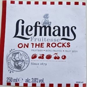 Dranketiket: Liefmans On the Rocks (Liefmans (Moortgat), BelgiëCol:BE ...