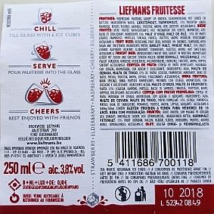 Dranketiket: Liefmans On the Rocks (Liefmans (Moortgat), BelgiëCol:BE ...