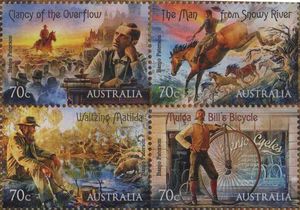 Stamp: Bush Ballads (Australia(Bush Ballads) Mi:AU 4126-4129,Sn:AU ...