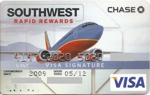 Bank Card: Chase, Southwest Rapid Rewards (Chase Bank USA, N.A., United ...