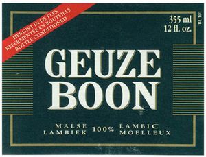 Drink Label: Geuze Boon (Brouwerij F. Boon, BelgiumCol:BE-BEER-013535