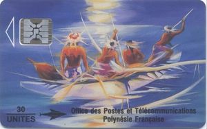 Carte téléphonique: Polynésie, Soleil Levant (Office des Postes et ...