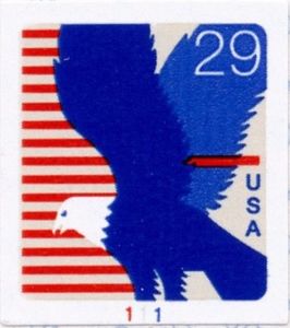 Stamp: Eagle (United States of America(1991-1994 Regular Issue) Mi:US ...
