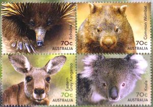 Stamp: Marsupials (Australia(Native Animals) Mi:AU 4234-4237,Sn:AU ...
