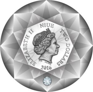Coin: 2 Dollars (World's First 3D Diamond Shape Coin) (Niue(Numismatic ...