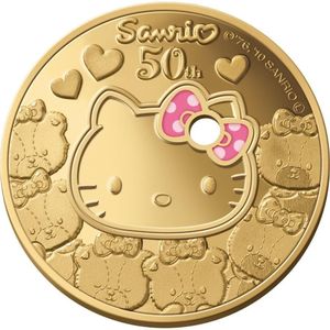 Moneda: 20 Dollars (Hello Kitty - Center part to km380) (Niue(Producto ...