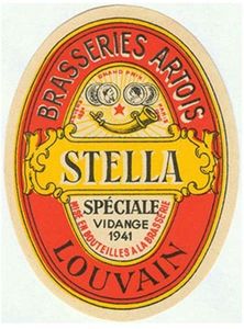 Etiqueta de bebida: Stella Speciale Artois (Brouwerij Hoegaarden (InBev ...