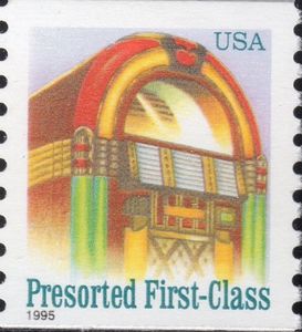 Stamp: Juke Box - Presorted First Class (United States of America ...