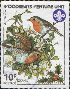 Stamp: Garden Birds - Robin (Personalized & Private Mail Stamps(United ...