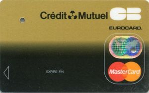 Bank Card: MasterCard Standard (Credit Mutuel, FranceCol:FR-MC-0003.02