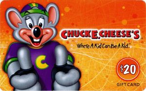 Gift Card: Chuck E. Cheese's (Chuck E. Cheese's, United States of ...