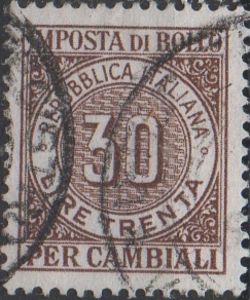 Francobolli: Imposta di bollo (Italia: Marche da Bollo(Tasse: Cambiale ...