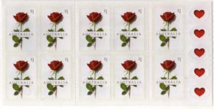 Stamp: Special Occasions 2017 (Rose) booklet (Australia) (Greeting ...