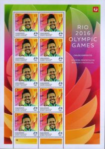 Stamp: Chloe Esposito Modern Pentathlon Women's (Australia(Summer ...