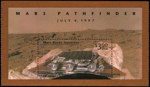 Stamp: Mars Pathfinder (United States of America(Space Exploration ...