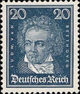 Stamp: Ludwig van Beethoven (1770–1827) (German Realm(Famous Germans ...