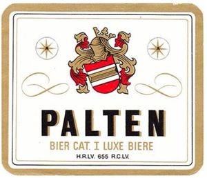 Drink Label: Palten Luxe (Brouwerij Hoegaarden (InBev) , BelgiumCol:BE ...