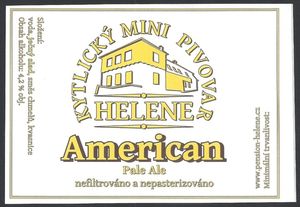 Drink Label: Helene American Pale Ale (Kytlický minipivovar, Czech ...
