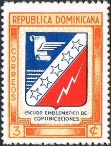 Stamp: Dominican Post Emblem (Dominican Republic(Post emblem) Mi:DO 456 ...