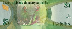 Banknote: 5 Dollars (Cayman Islands(2010-2021 Issue) Wor:P-39a