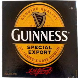 Drink Label: Guinness Special Export (Guinness & Co., IrelandCol:IE ...