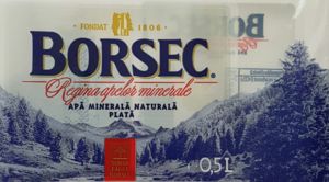 Drink Label: Borsec Plata (Romaqua Group S.A. Borsec, RomaniaCol:RO ...