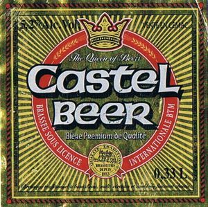 Drink Label: Castel Beer (Brasseries du Tchad, ChadCol:TD-BEER-000004