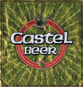 Drink Label: Castel Beer (Brasseries du Tchad, ChadCol:TD-BEER-000005