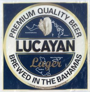 Drink Label: Lucayan (Grand Bahama Brewing Company, BahamasCol:BS-BEER ...