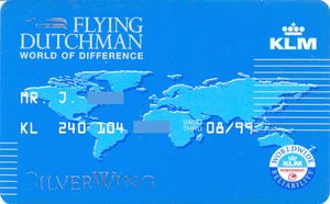 Functional Card: KLM - Silver Wing (Airlines, Netherlands(KLM) Col:NL ...