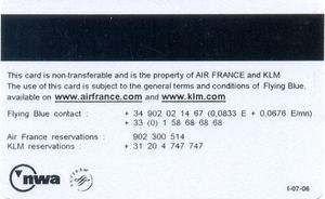 Functional Card: KLM / Air France - Flying Blue - Ivory (Airlines ...
