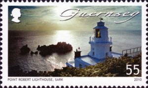 Stamp: Point Robert Lighthouse Sark (Guernsey(Sea Guernsey) Mi:GG 1306 ...