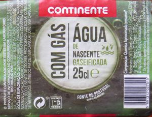 Drink Label: Continente (Modelo Continente Hipermercados S.A ...