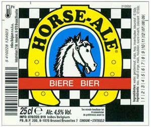 Etiqueta de bebida: Horse-Ale (Brouwerij Hoegaarden (InBev ...