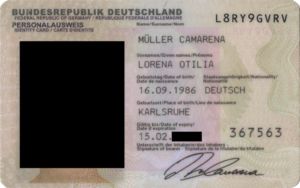 Functional Card: Germany Identity Card (Personal Identification ...