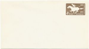Philatelic Product: Pony Express (United States of America(Envelope) Sn ...