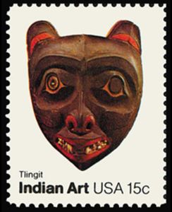 Stamp: Tlingit Tribe (United States of America(American Folk Art Series ...