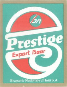 Etiqueta de bebida: Prestige (Brasserie Nationale d'Haiti S.A ...