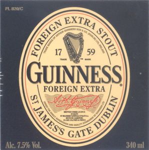 Drink Label: Guinness (Brasserie Nationale d'Haiti S.A., HaitiCol:HT ...