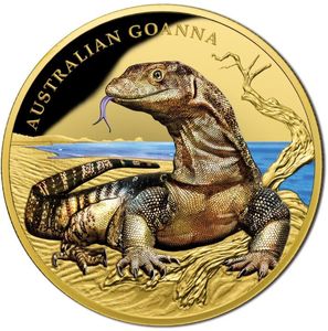 Moneda: 100 Dollars (Australian Goanna) (Niue) (Numismatic Product ...